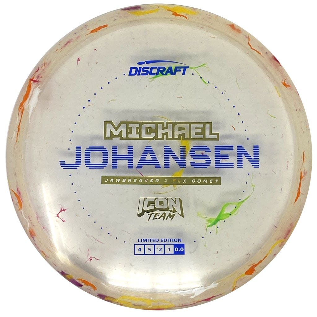 Discraft Jawbreaker Z FLX Comet (Michael Johansen 2024 Icon Team Edition) - Disc Golf Midrange ...