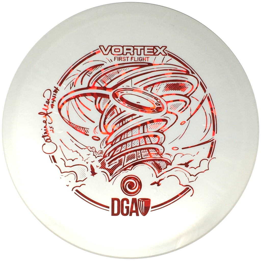 DGA - Vortex (ProLine, Catrina Allen First Flight White/Dyeable) - Fairway Driver – Disc Republic