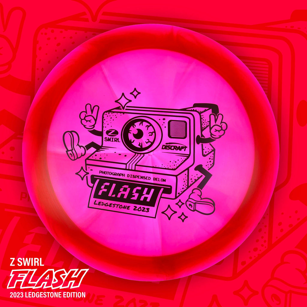 Discraft - Flash (Z Swirl - 2023 Ledgestone Edition) - Distance Driver ...